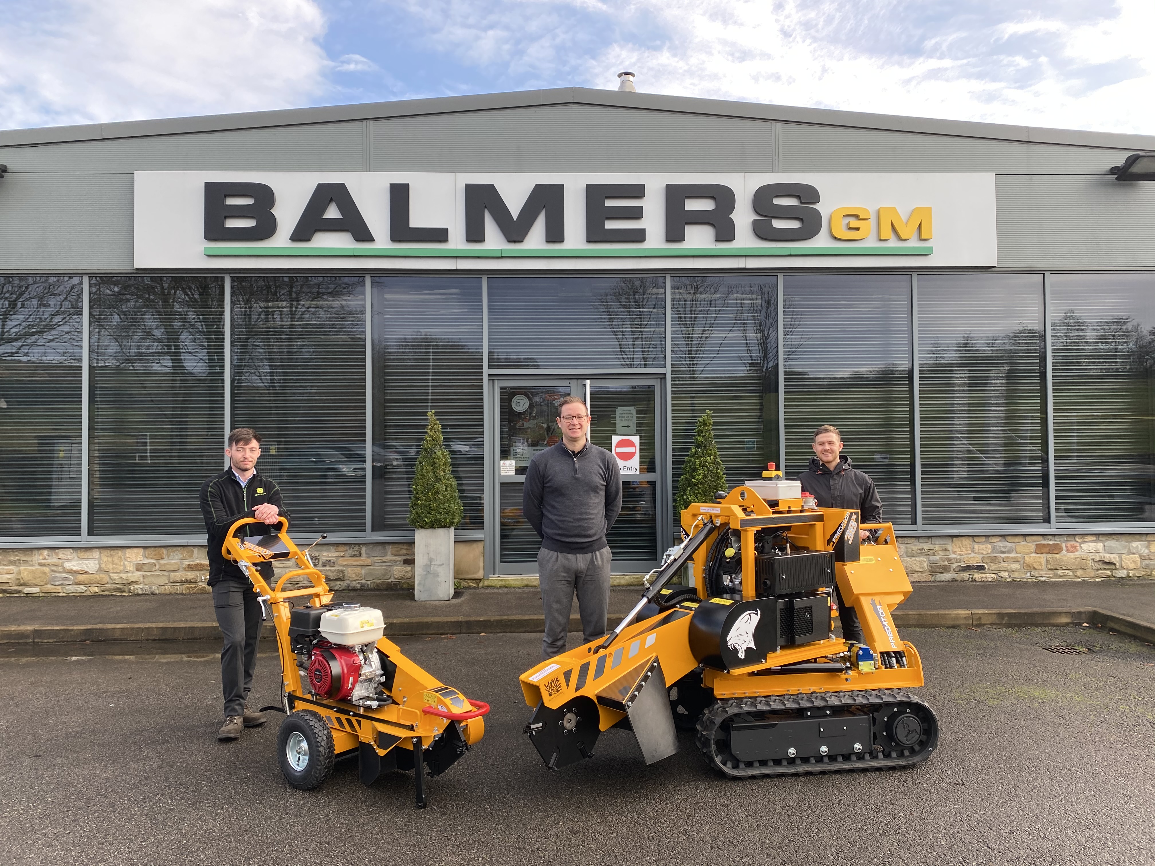 Balmers GM & Predator Stump Grinders Announce Partnership | Balmers GM Ltd